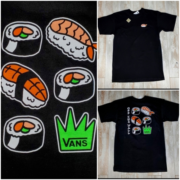 Vans | Shirts | Vans Sushi Box Tee | Poshmark